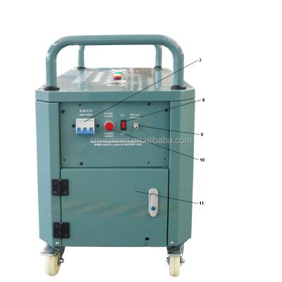 China CM5000 HVAC refrigerant recovery unit R134a R410a gas recharge machine 2HP refrigerant recovery charging machine for sale