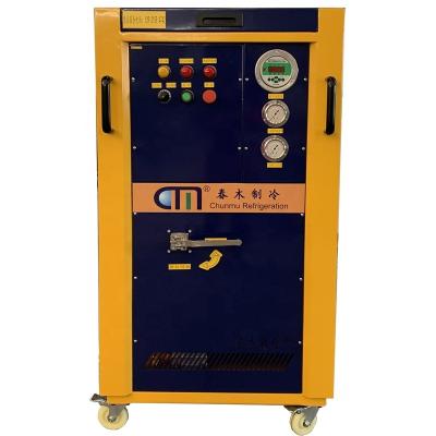 China Refrigerant ISO Tank Recovery Machine Air Conditioning Freon Recovery Charging Machine R410a R134a Ac Charging Equipment for sale