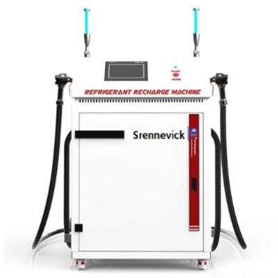 China R410a Fully Automatic Charging Equipment Chiller Recovery Pump Air Conditioner Recovery Gas Charging Machine Heat Pump for sale