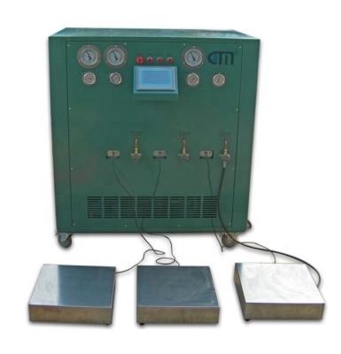 China R410a Refrigerant Filling System Split Ac Recharge Machine R134a Recovery Station Air Conditioning Charging Machine for sale