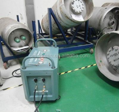중국 HVAC 냉각기 서비스 냉각기 회수 펌프 ac 회수 단위 2HP 전체 오일 미만 R134a R22 회수 기계 판매용