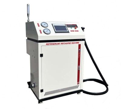 China 10Pa PLC Automatic Refrigerant Filling Machine Ac Recharge Machine for sale