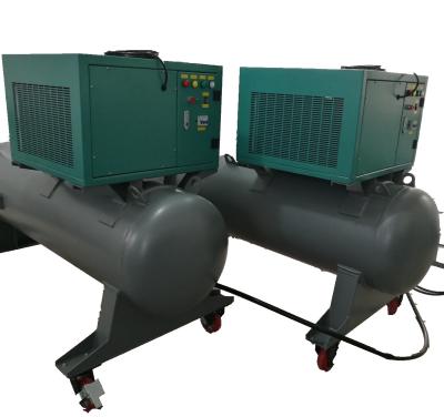 China 2HP oil less refrigerant storage tank recovery machine R134a recovery pump chiller ac recharge gas charging machine for sale