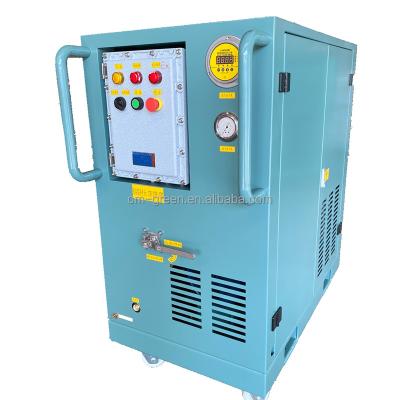 China CE Certificated WFL Refrigerant Recycling Machine R134a Freon Recovery Unit 5HP 7HP Chiller Recovery Machine for sale