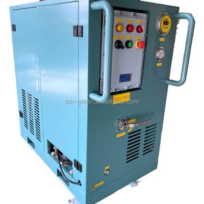 China CE Certificated WFL Refrigerant Recycling Machine R134a Freon Recovery Unit 5HP 7HP Chiller Recovery Machine for sale
