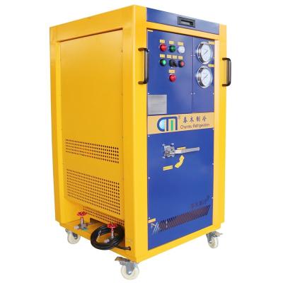China R32 R134a Máquina de recarga de refrigerante, tanque ISO Máquina de recarga de gas CA 4HP en venta