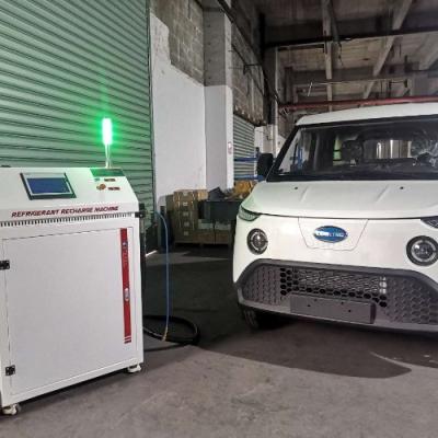 China New Gas Liquid Charging Machine Refrigerant Oil Charging Filling System CM8600 With Print / Scran And Recovery Function for sale