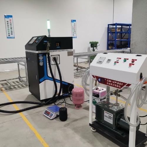 Quality Hydrocarbon R290 R600 Refrigerant Charging Equipment Refrigerator Freon Charging for sale