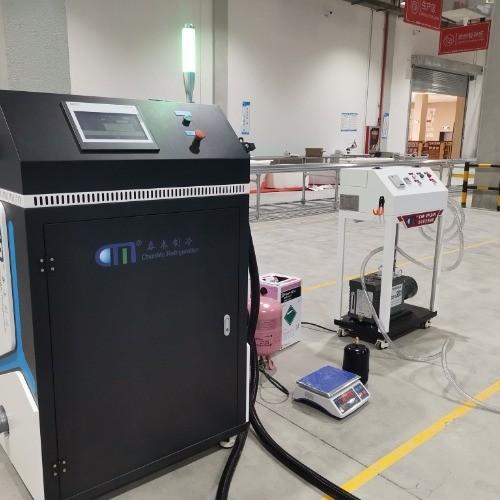 Quality Hydrocarbon R290 R600 Refrigerant Charging Equipment Refrigerator Freon Charging for sale