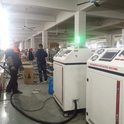 Quality Heat Pump R32 R290 Flammable Refrigerant Charging Machine A/c Gas Charging for sale