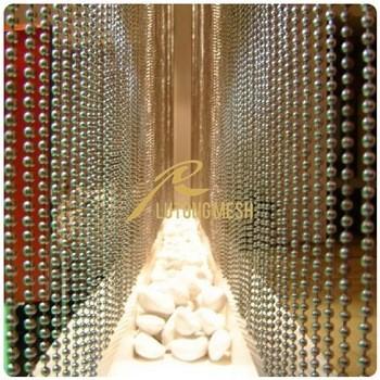 China Metal bead curtain hotel room curtain for sale