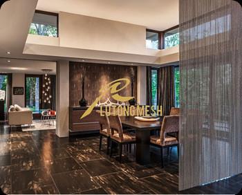 China Decorative Metal ball chain room divider curtain for sale