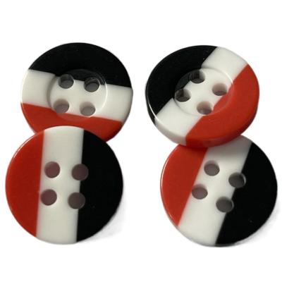 China Plastiek Drie Combo-Knopen 11/16“ voor het Naaien van Overhemd Blounes Te koop
