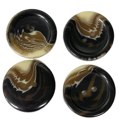 Cina Uso di plastica dei bottoni di cappotto della roccia d'imitazione 4Holes 25mm per il maglione del rivestimento del cappotto in vendita