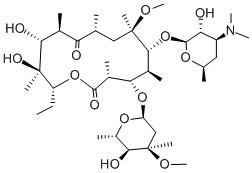 China Clarithromycin CAS NO.81103-11-9 C38H69NO13 Antimicrobials for sale