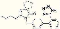 China Irbesartan CAS NO.138402-11-6 C25H28N6O Cardiovascular for sale