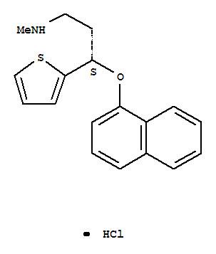 China Duloxetine hydrochloride CAS NO.136434-34-9 C18H19NOS.HCl for sale