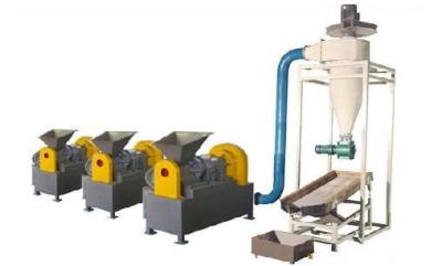 China Equipamento de processamento do pneu da sucata do círculo do corte do aro de arame à venda