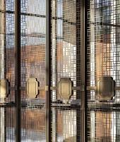 China Structural Framed Decorative Duplex Stainless Steel Wire Mesh Panels 304 316 Custom Sizes for sale