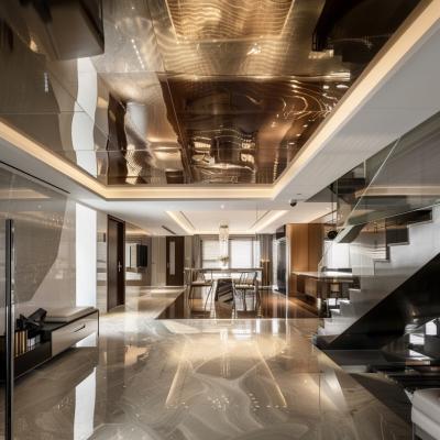 Cina Moderni pannelli di soffitto in acciaio inossidabile a prova di ruggine per aree umide in vendita