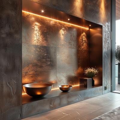 Cina 304 / 316 Niche in acciaio inossidabile elegante per uso commerciale in vendita