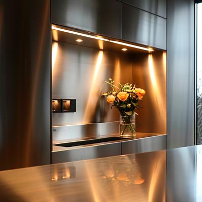 Cina 304 / 316 Acciaio inossidabile Laser Cutting Towel Niche con finitura spazzolata e lucidatura a mano in vendita