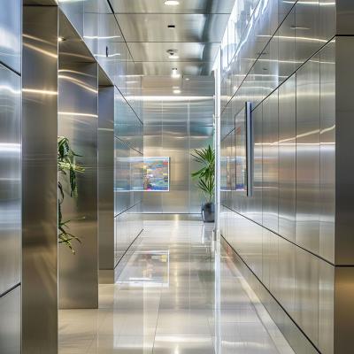 Cina Rivestimento strutturale in acciaio inossidabile, spessore 5 mm, argento, per uso industriale in vendita