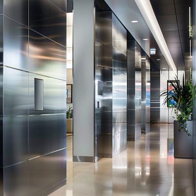 China Thermal Insulated Stainless Steel Panels, Mirror Finish, for Energy Efficient Buildings for sale