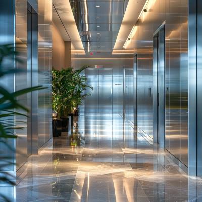 Cina Rivestimento in acciaio inossidabile di prima qualità, champagne gold, 6 mm di spessore, per progetti di prestigio in vendita