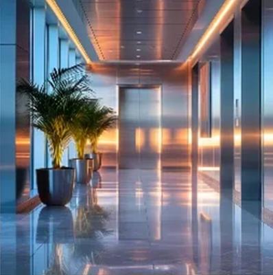 Cina Rivestimento in acciaio inossidabile su misura, tessuto in argento, per applicazioni specializzate in vendita