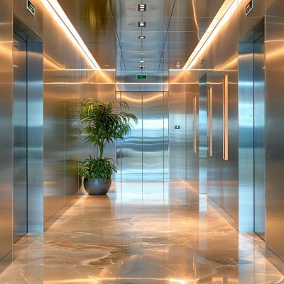 China Revestimento de aço inoxidável de luxo prata de elite para uso comercial de alta qualidade à venda