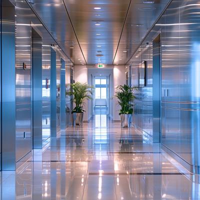 China Painéis de aço inoxidável de alto brilho, elegantes e brilhantes para interiores glamourosos à venda
