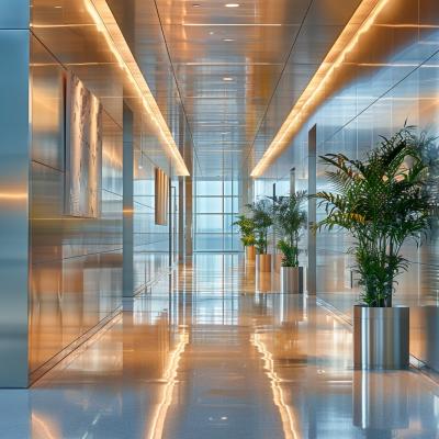Cina Stylish Stainless Steel Sheets Opzioni di colore personalizzate per esterni distintivi dell'edificio in vendita