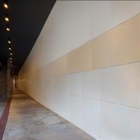 China Vitreous Enamel Cladding Panel 1.5mm Thickness 2500mm Length for Building Facade for sale