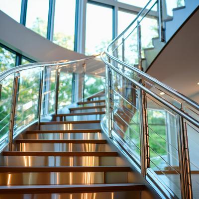 China High-Performance Stainless Steel Handrails with 10mm Side Steel Thickness for Glass Railings for sale
