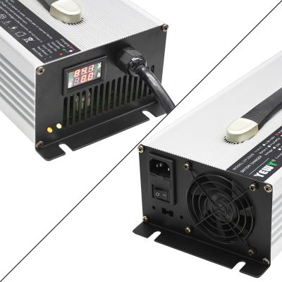 China Ladegerät-intelligente Leistungsfähigkeit LCD-Anzeige hoher Leistung 1500W 45A 24V zu verkaufen