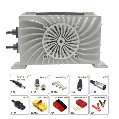 Cina il caricatore Lifepo4 della batteria al piombo di 12V 24V 36V 48V impermeabilizza in vendita