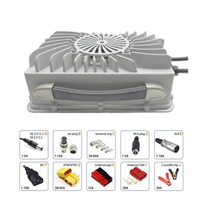 Cina caricabatteria profondo di Marine Charger Agm 50A del ciclo 12V acido al piombo in vendita