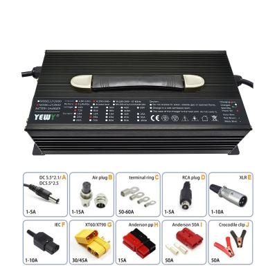 Cina Alta potenza 2500w 24V acido di piombo ioni di litio lifepo4 carrello elevatore elettrico lifepo4 batteria carica completa carica batteria caricabatteria in vendita