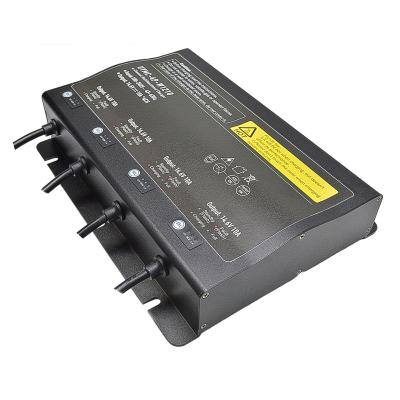 Cina Batterie agli ioni di litio intelligenti impermeabili a bordo di 4 banche caricabatterie marine 12V 10A in vendita