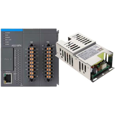 China AS218PX PLC CPU Module 8DI 6DO PNP for Motion Control Production Line Equipment Electrical Control PLC Controller for sale