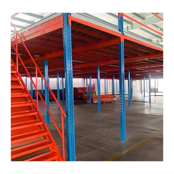Quality Customizable Heavy-Duty Steel Warehouse Racking with Mezzanine Platform Accessories for sale