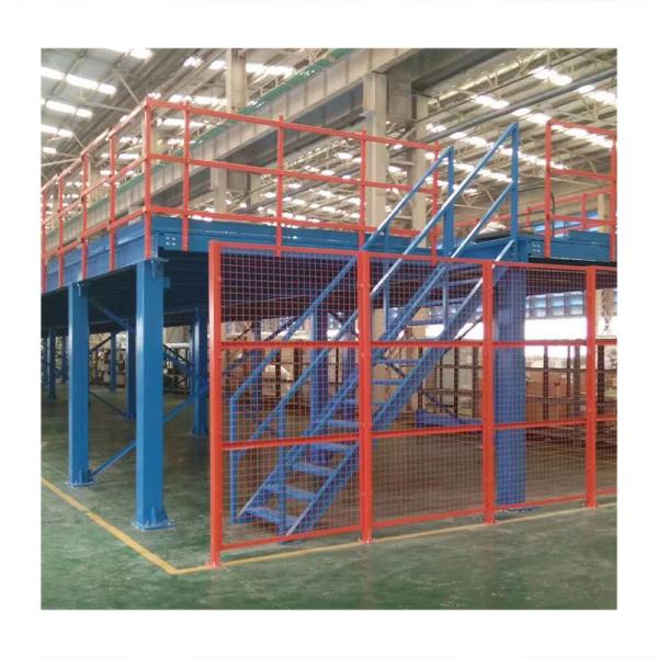 Quality Seismic-Designed Steel Mezzanine Racking System for High-Density Logistics Centers for sale