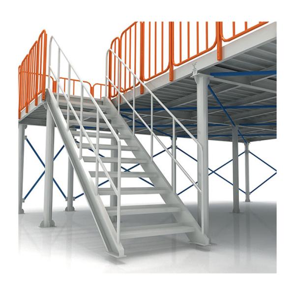 Quality OEM/ODM Wholesale Custom Industrial Mezzanine Floor Racking Units with Warehouse Stair Lifts and Customizable Stacking Racks for sale