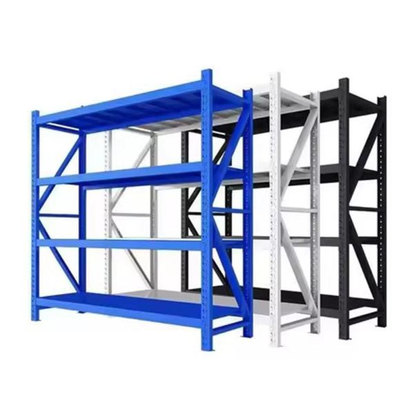 Quality Wholesale 5-Level Medium-Duty Steel Racking with Powder Coated Finish, a Storage Solution for Stacking Racks and Shelving for sale