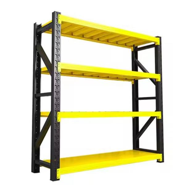 Quality Factory Direct Sales | 4-Level Adjustable Steel Vertical Storage Racking, 300~500 kg Load Capacity, Stable Stacking Racking for sale