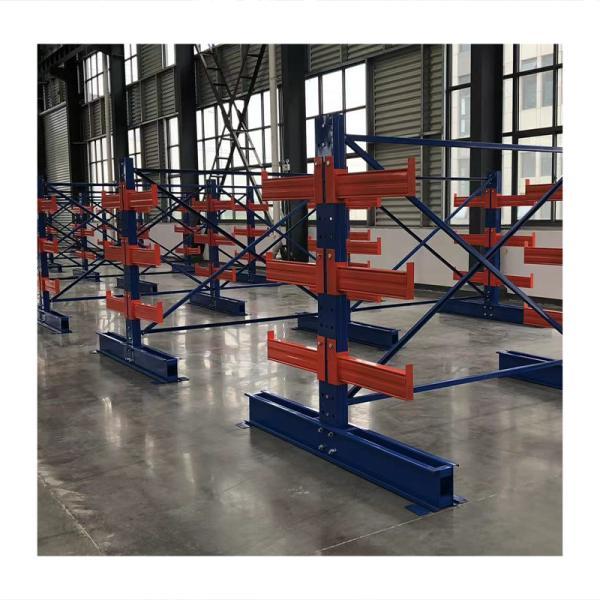 Quality Custom Heavy-Duty Steel Shelving, Industrial-Grade Cantilever Storage Racking with Durability and Corrosion Protection for sale