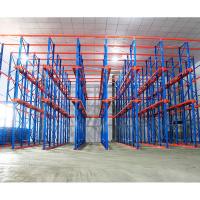 Quality Custom Through-Type Drive-In Pallet Racking, Multi-Level Steel Industrial for sale