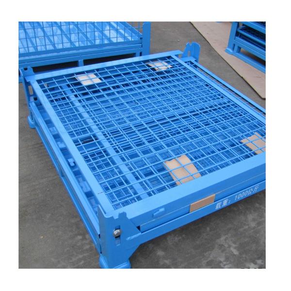 Quality Hot-selling industrial crate, convenient for storage, foldable mesh crate for stacking goods. for sale