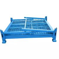 Quality Hot-selling manufacturer's foldable metal storage box for warehouses, stackable for sale